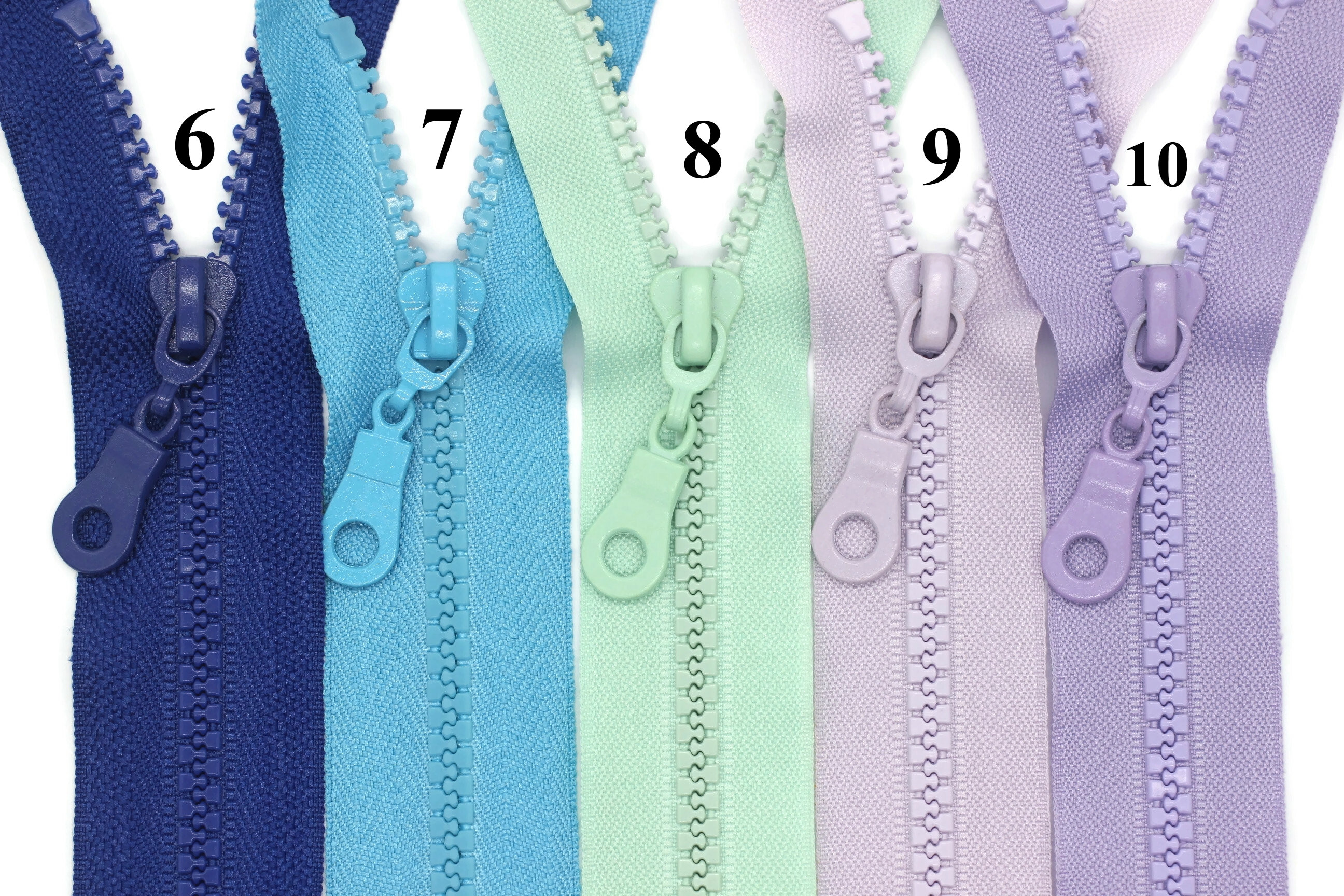Separating Zipper 30-100cm 12-40 Inches5 Plastic Chunky - Etsy
