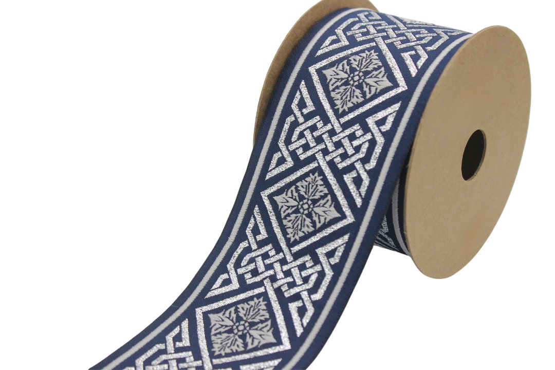 68 Mm Embroidered Ribbons (2.67 Inch), Carpet Motive, Sewing Trim ...