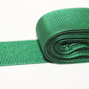 10 Meters 10.93 Yrds, 10/20/30/40mm Dark Green Grosgrain Ribbon, Strong ...