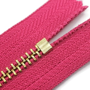 25/50/100 Set of Gold Tone Zipper Stops, #5 Zipper Stop, Zipper Top ...