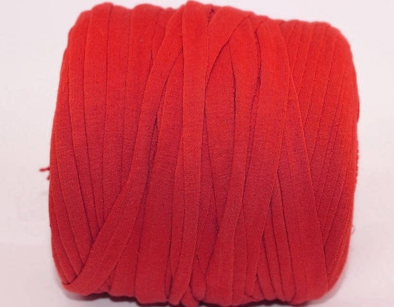 Red T-shirt Yarn, Cotton Yarn, Recyled Fabric Yarn, Home Textile Yarn ...