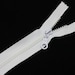13 Pcs White Separating Zipper, 30 Cm 12 Inches Zipper, Plastic Chunky ...
