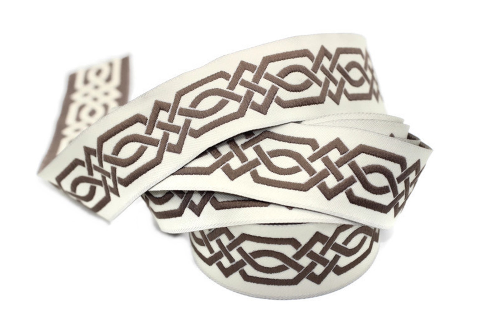 35 Mm Brown Celtic Claddagh 1.37 inch Celtic Ribbon - Etsy