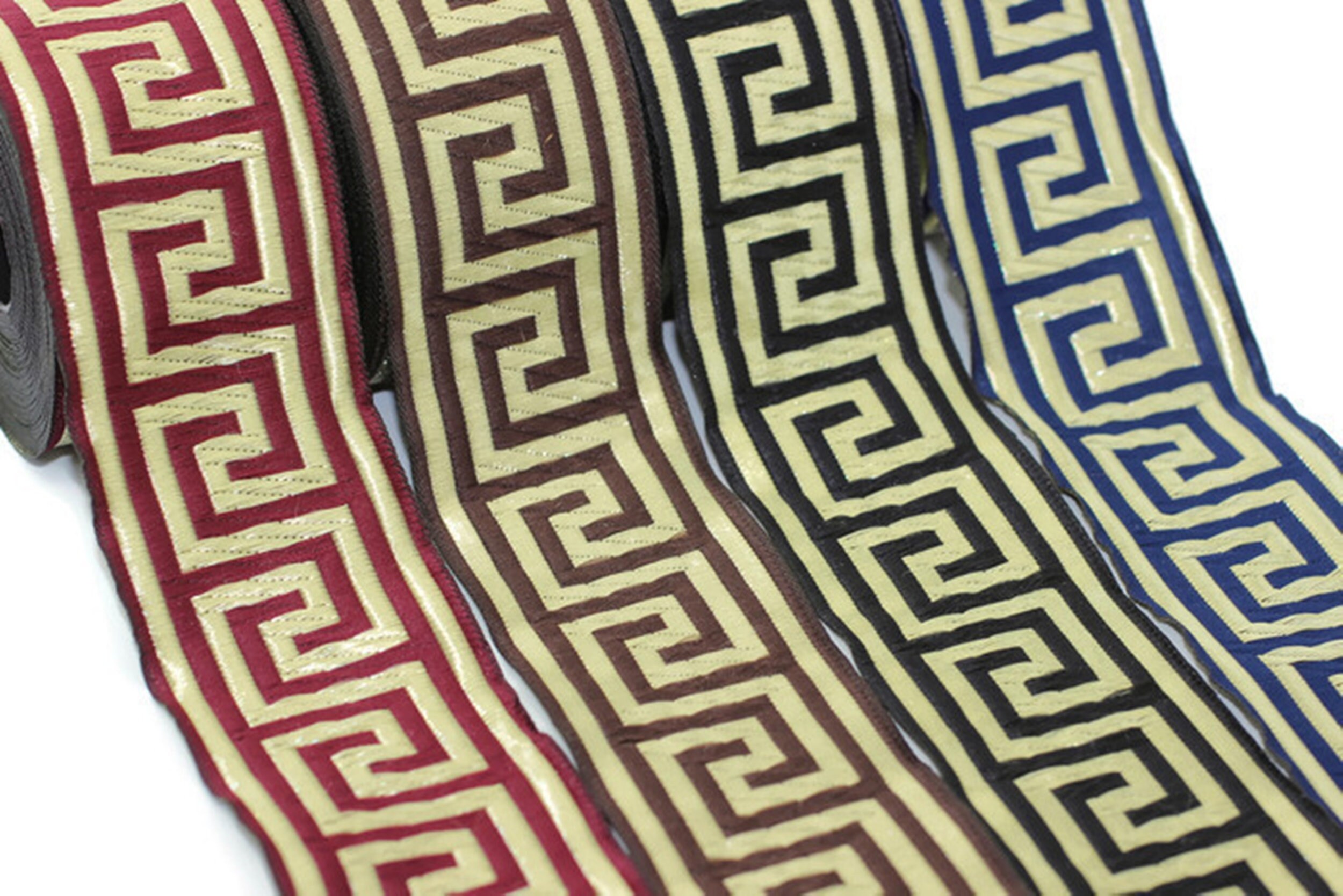 35 mm Greek Key ribbons 1.37 inches ribbon trim otantic | Etsy