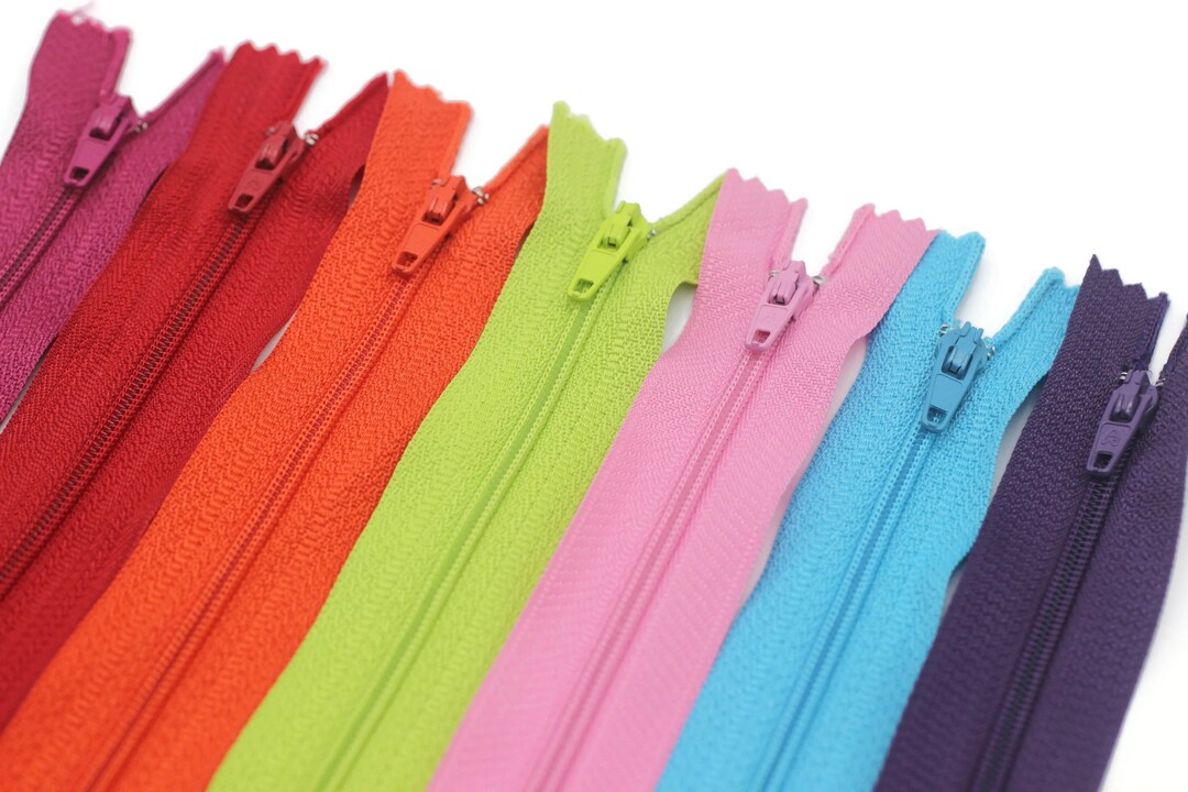 5 Pcs Pants Zippers, 18-60cm (7-23inches) Zipper, Dress Zipper, Skirt ...