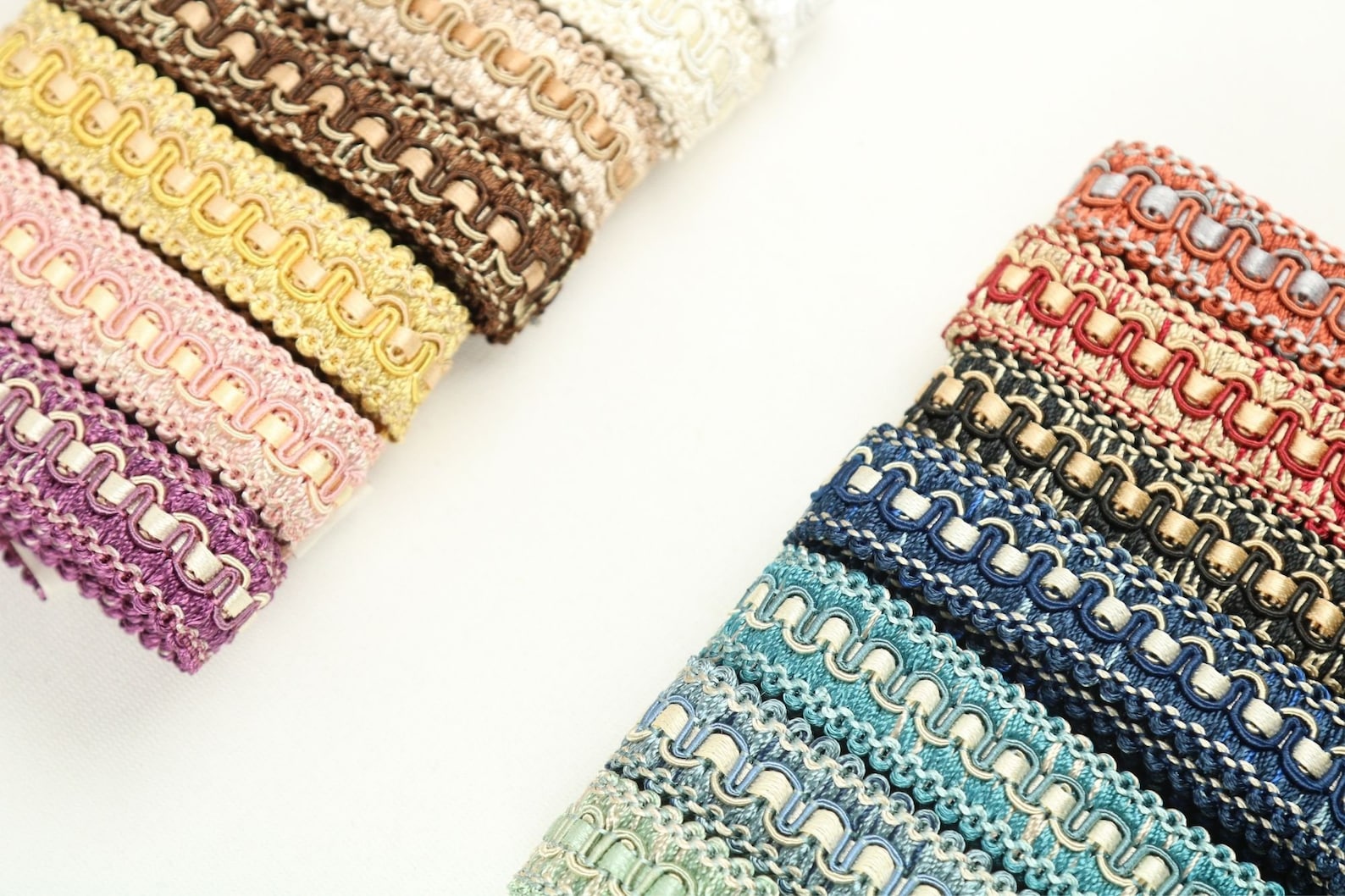 3/4 Inches Scroll Trim in 14 Colors, 20 Mm Elegant Gimp Braid Trim for ...