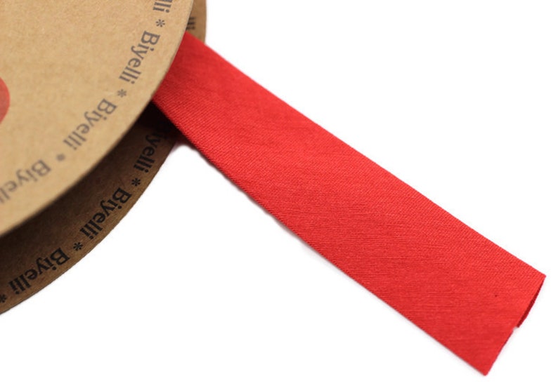 20 Mm Red Cotton Bias Cotton Bias Tape Bias Binding Trim - Etsy