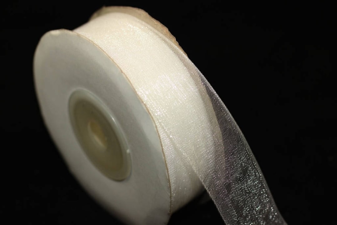 22 Meters off White Organza Ribbon, Fall Ribbon, Wedding Ribbons ...