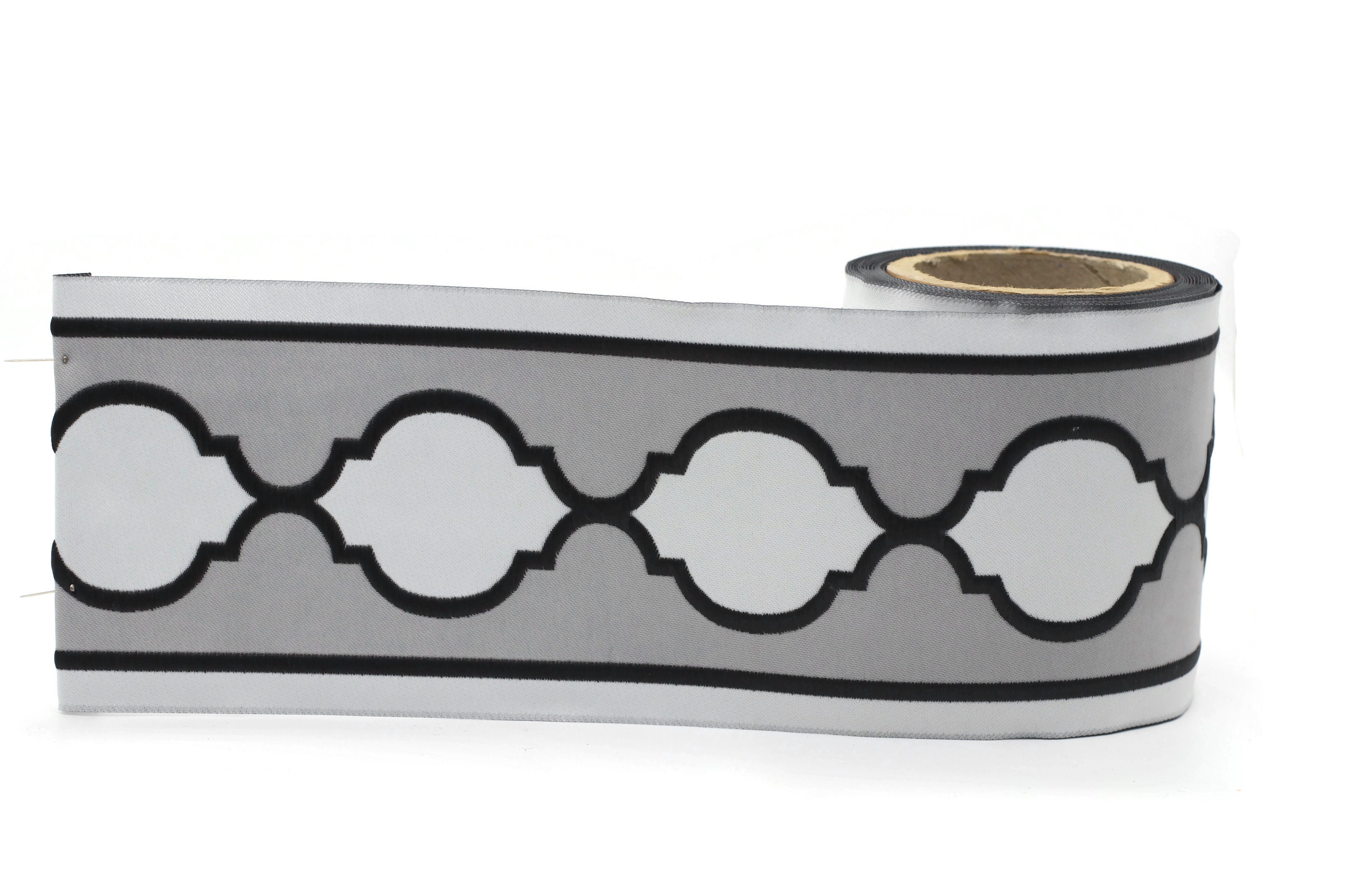 100 Mm Geometric Jacquard Trims for Your Drapes Upholstery | Etsy