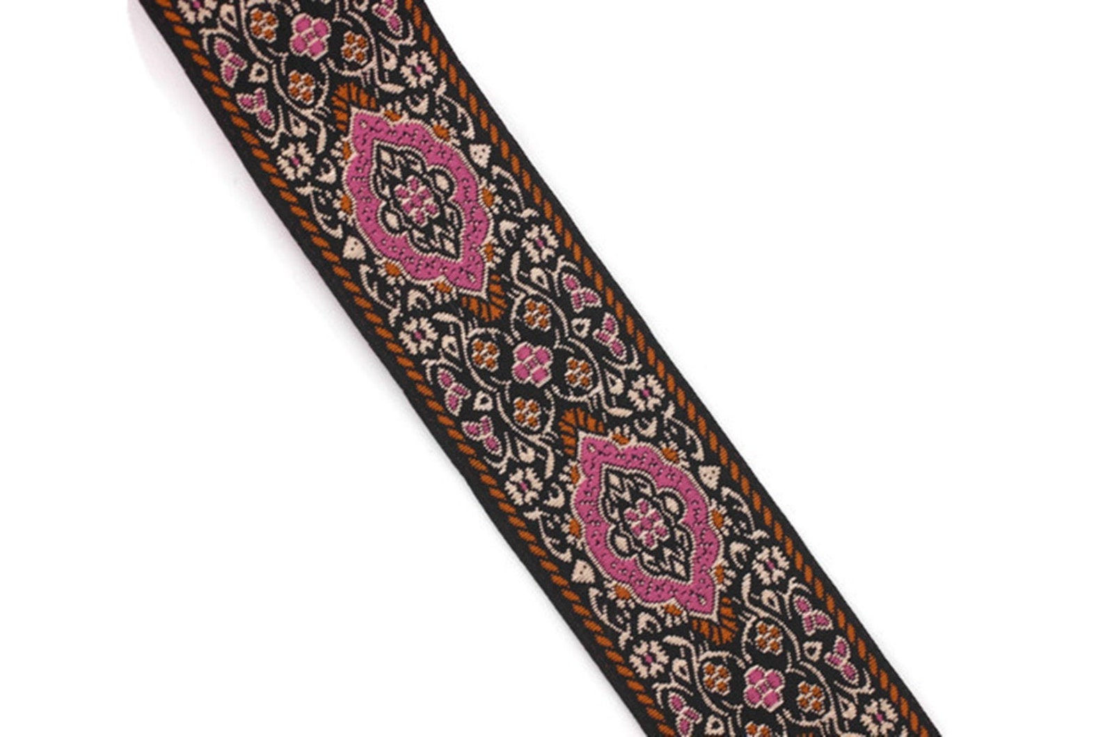 18mm Medieval Ribbon, Jacquard Trim, Jacquard Ribbon, Floral Embroidery ...