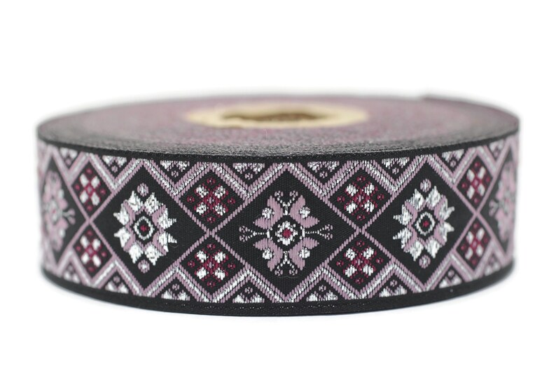 25 Mm Colorfull Geometric Ribbon 0.98 Inches Geometric - Etsy