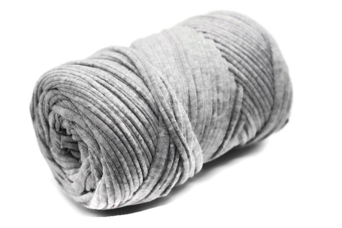 Light Gray T-shirt Yarn, Cotton Yarn, Recyled Fabric Yarn, Home Textile ...