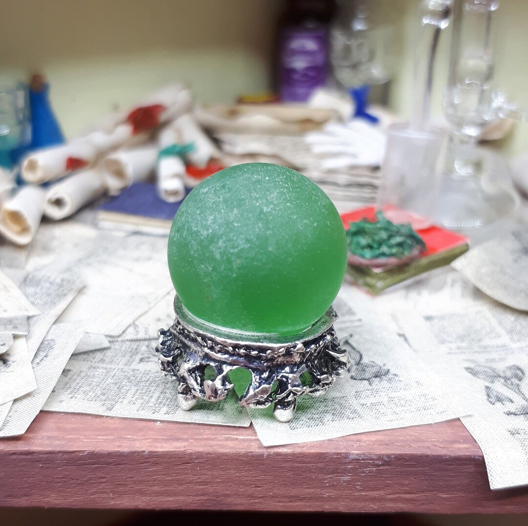 Miniature 1:12 Crystal Divination Ball to Decorate Our Witch Doll ...
