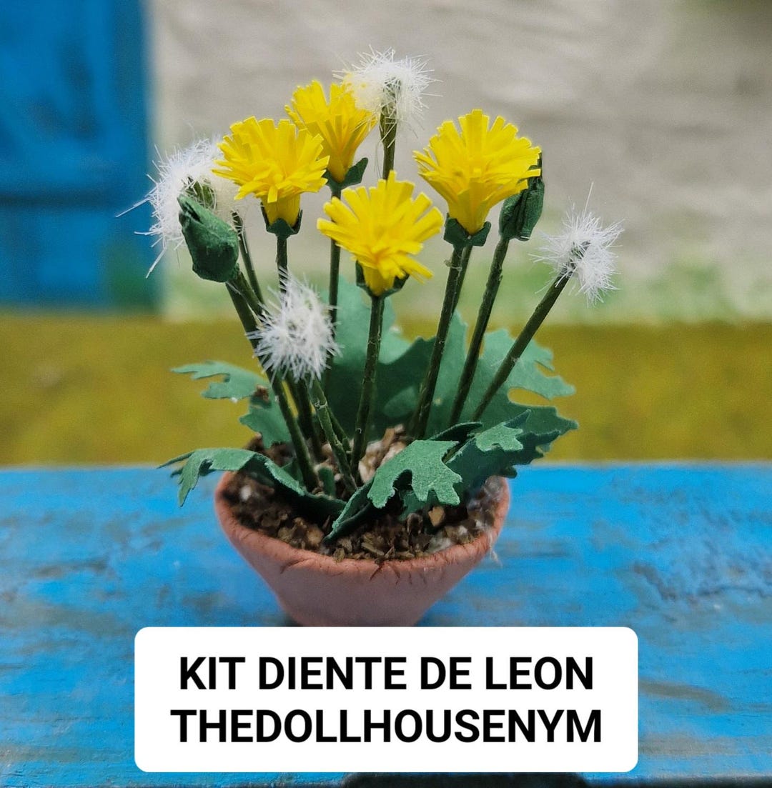 DIY Dandelion Kit – 1:12 Scale for Dollhouses - Etsy