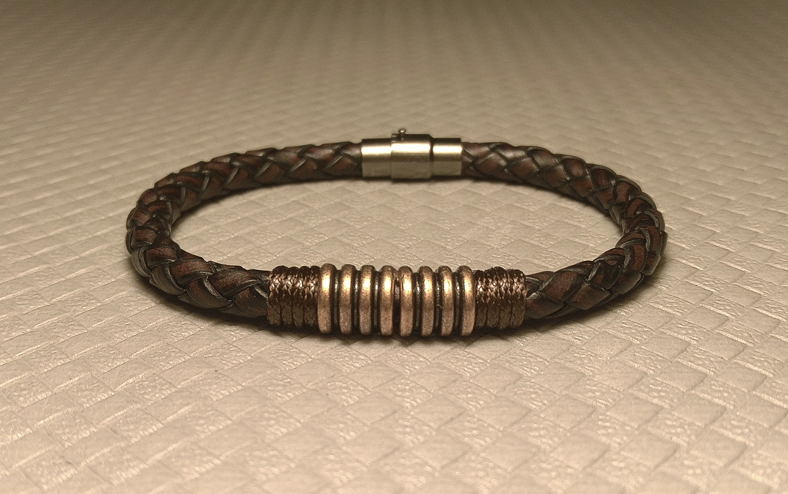 Mens Bracelet Mens Celtic Bracelet Irish Leather Bracelet Mens | Etsy