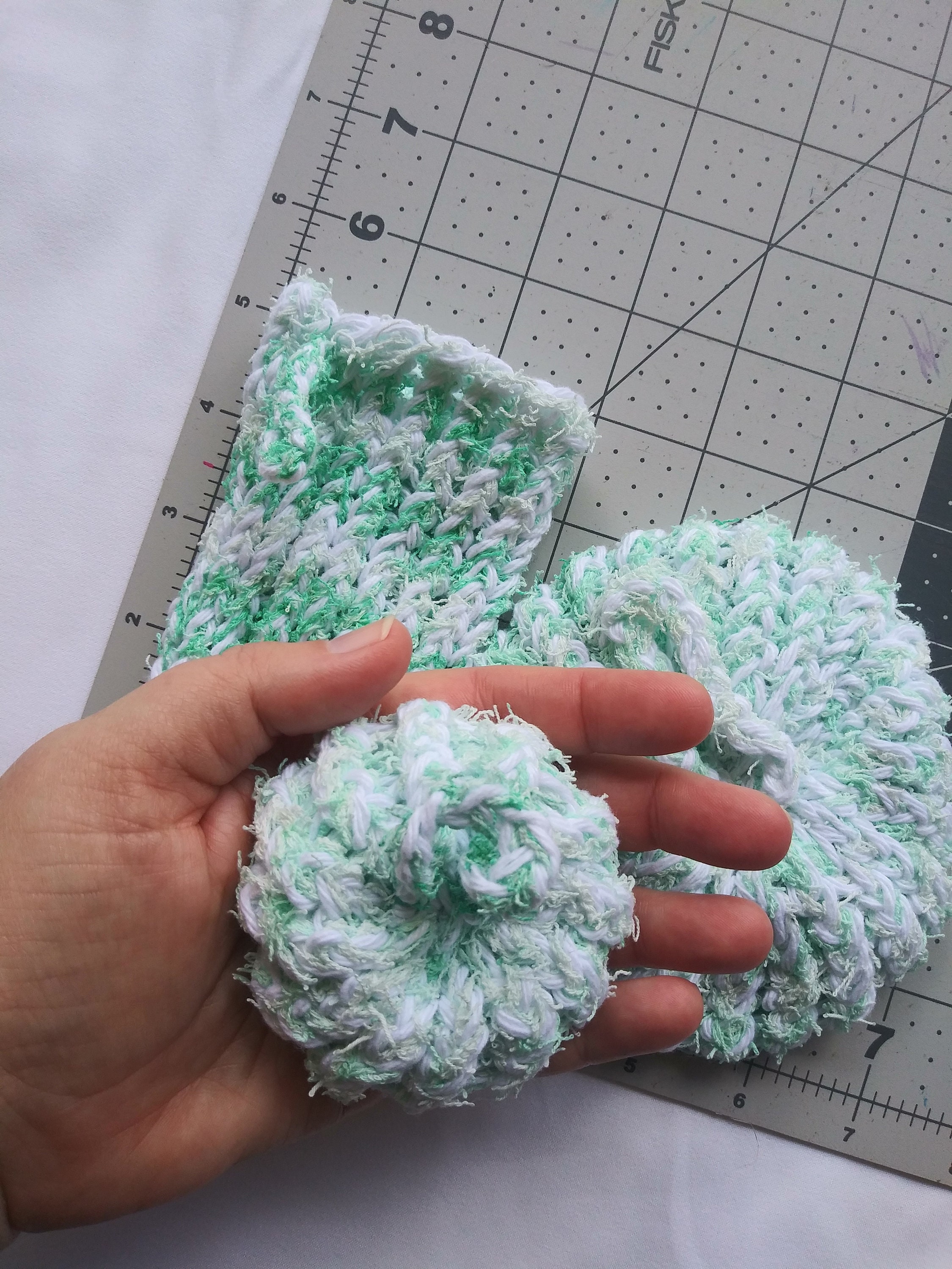 3 Pc Scrubby Set all Cotton 5 - Etsy