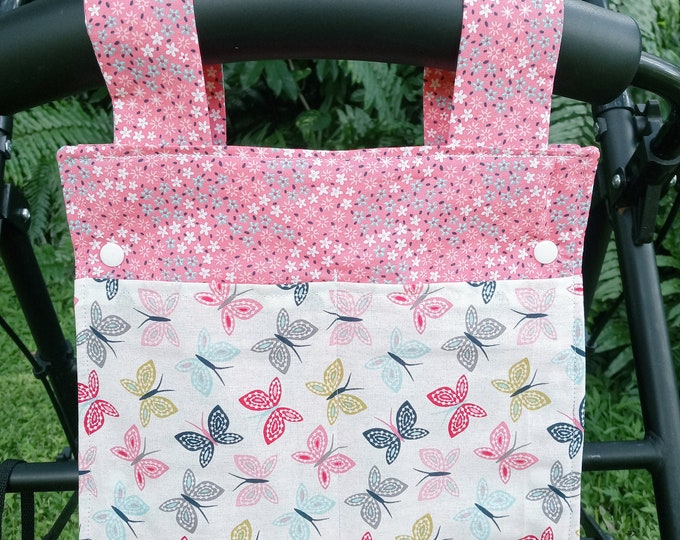 Reversible Walker Bag Sewing Pattern: Floral Print Caddy (PDF Pattern ...