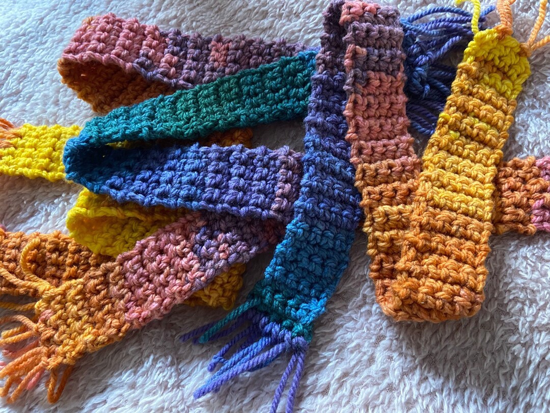 Teddy Bear Soft Toy Scarf Build a Bear Rainbow Ombre Soft Tassles - Etsy