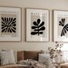 Set of 3 Matisse Prints, Mid Century Modern Wall Art, Neutral Triptych ...