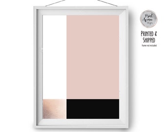 Color block art | Etsy