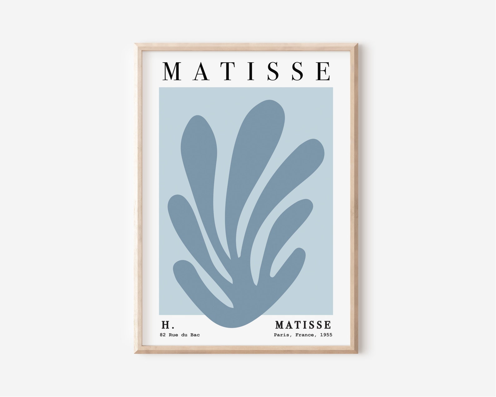 Set of 3 Blue Matisse Prints, Pastel Blue Wall Art, Room Decor ...