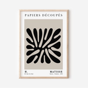 Set of 3 Matisse Prints, Mid Century Modern Wall Art, Neutral Triptych ...