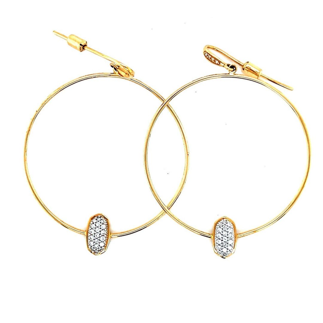 Kendra Scott Elora 14K YG Diamond Earrings - Etsy