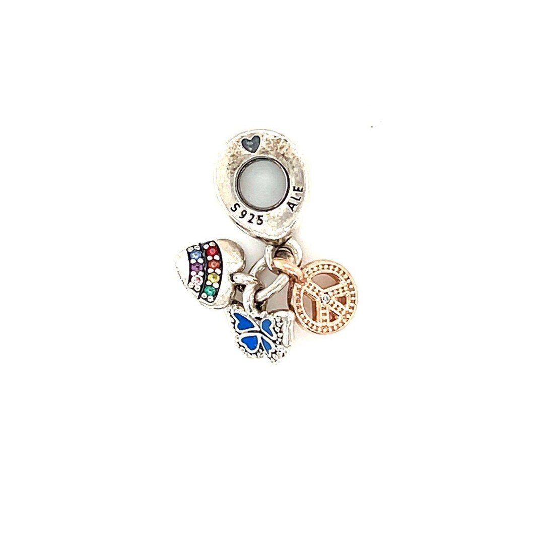 Pandora Freedom, Love, Peace Dangle Charm - Etsy