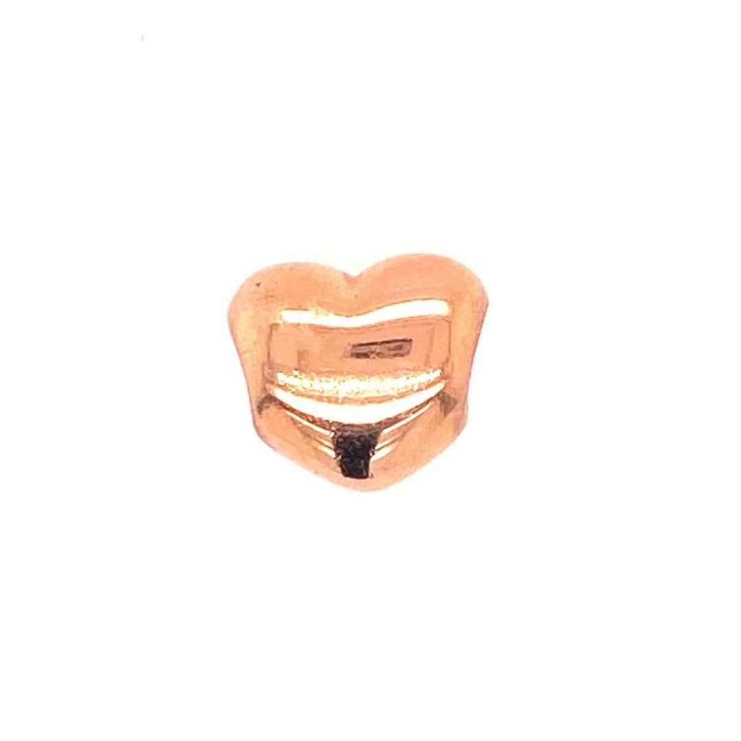 Pandora Rose Gold Heart Charm - Etsy