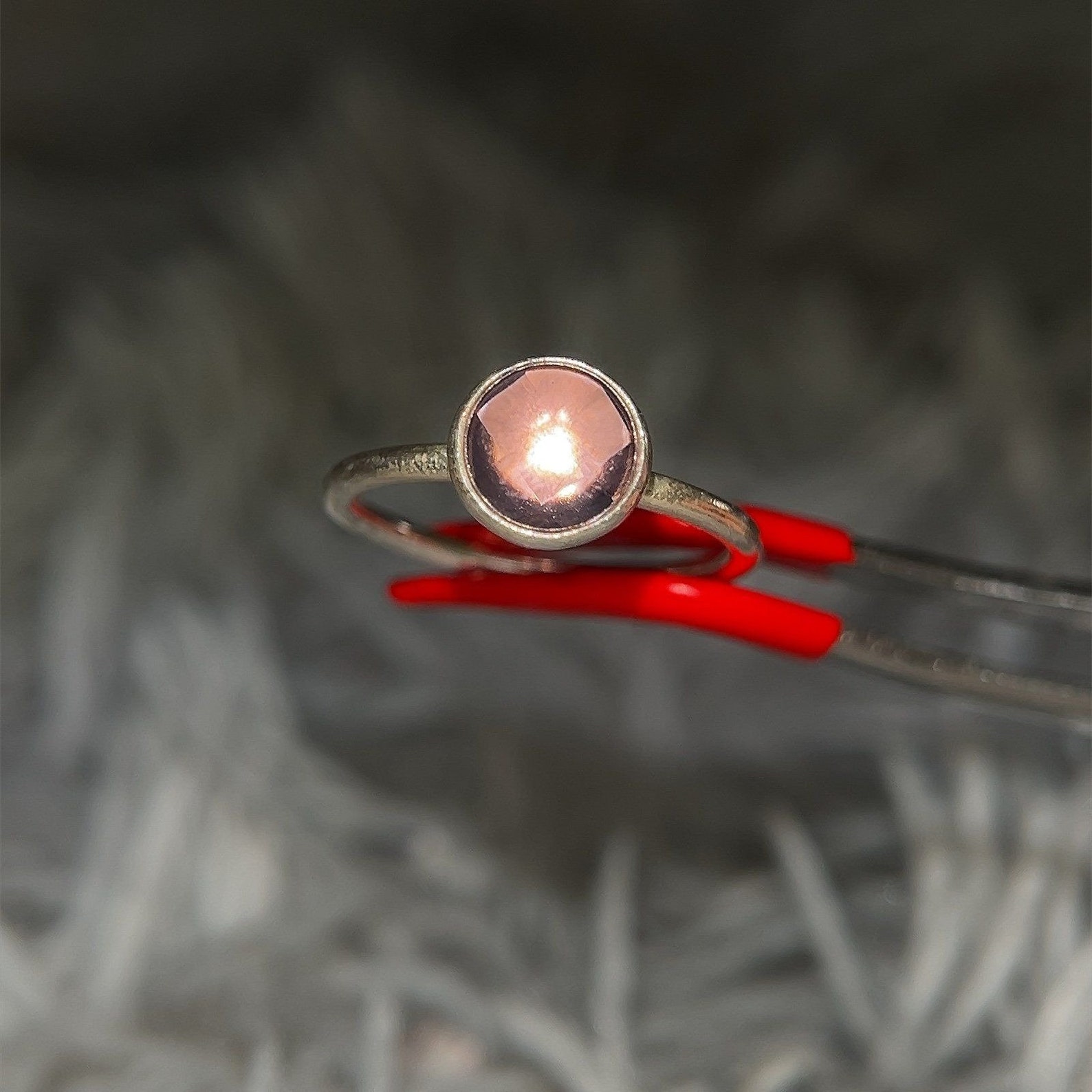 Pandora Amethyst Ring - Etsy