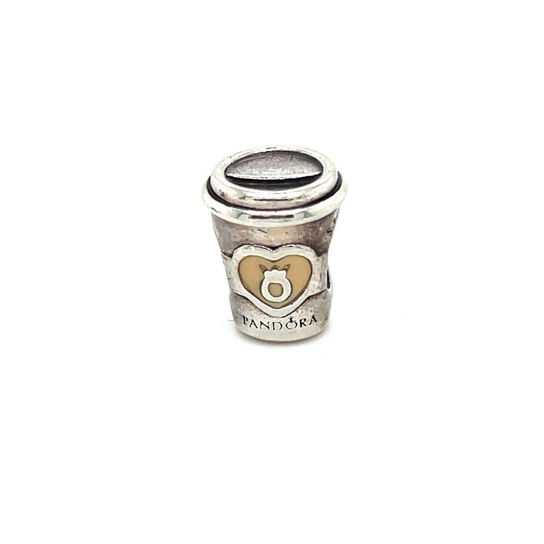 Pandora Take A Break Coffee Cup Charm - Etsy
