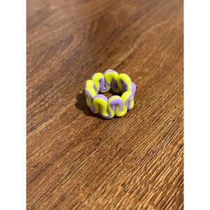 2 Wavy Rubber Rings - Etsy