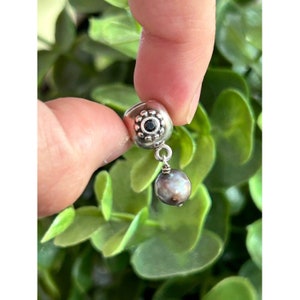 Pandora Onyx Black Pearl Dangle Clip Charm - Etsy