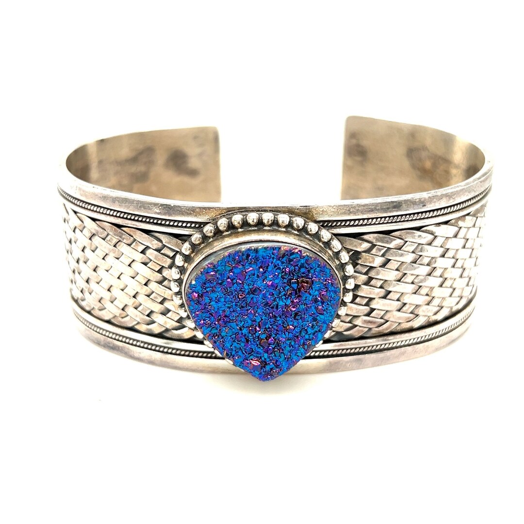 Nicky Butler 925 Druzy Cuff - Etsy