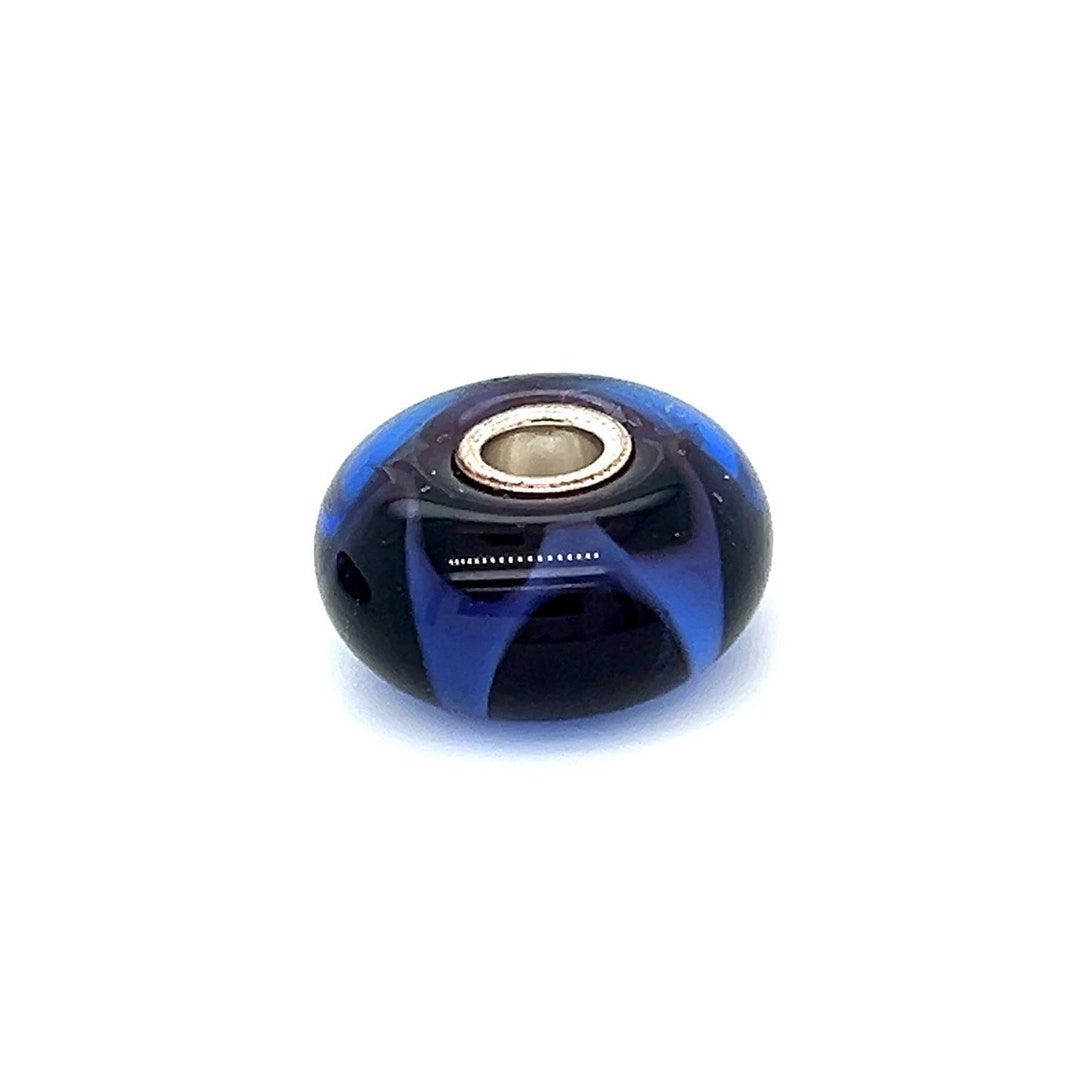 Trollbead Purple Wave Bead - Etsy