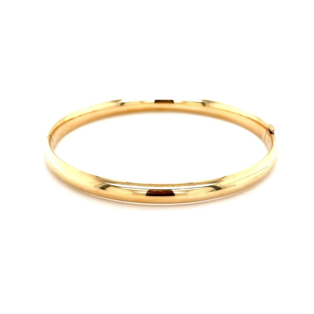 14k Eterna Gold Bangle - Etsy