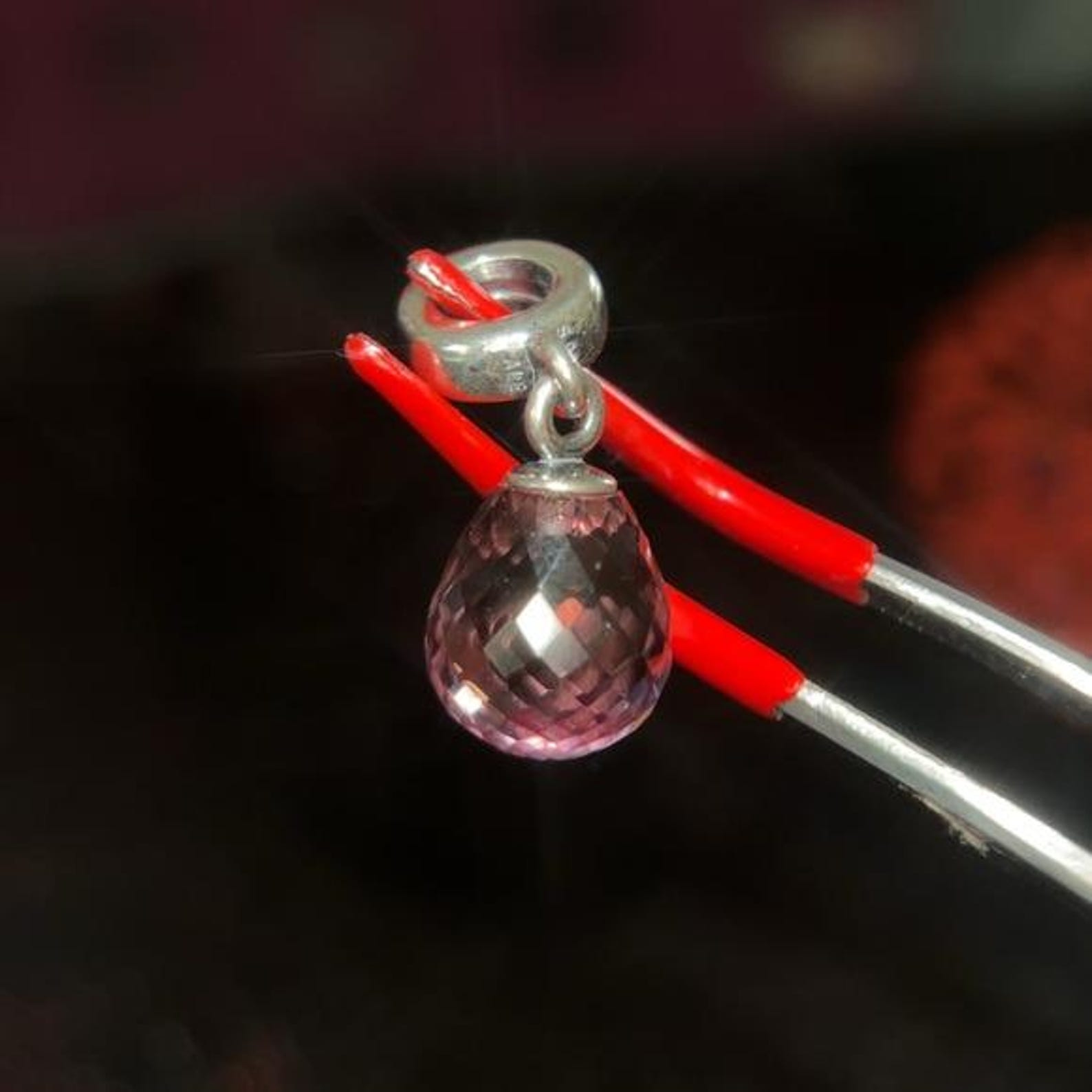 Pandora Teardrop Dangle Charm - Etsy