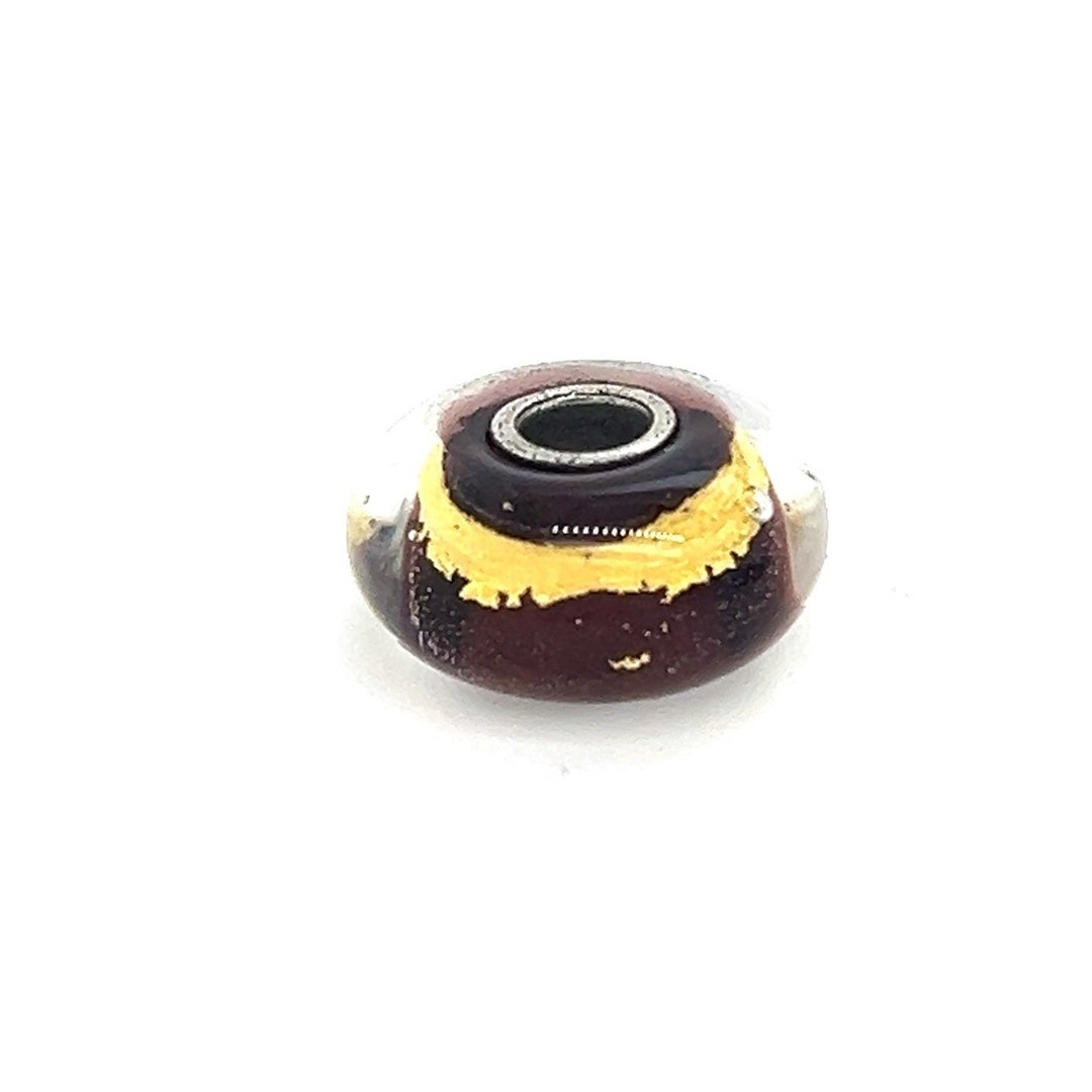 Trollbead Black Gold Bead - Etsy