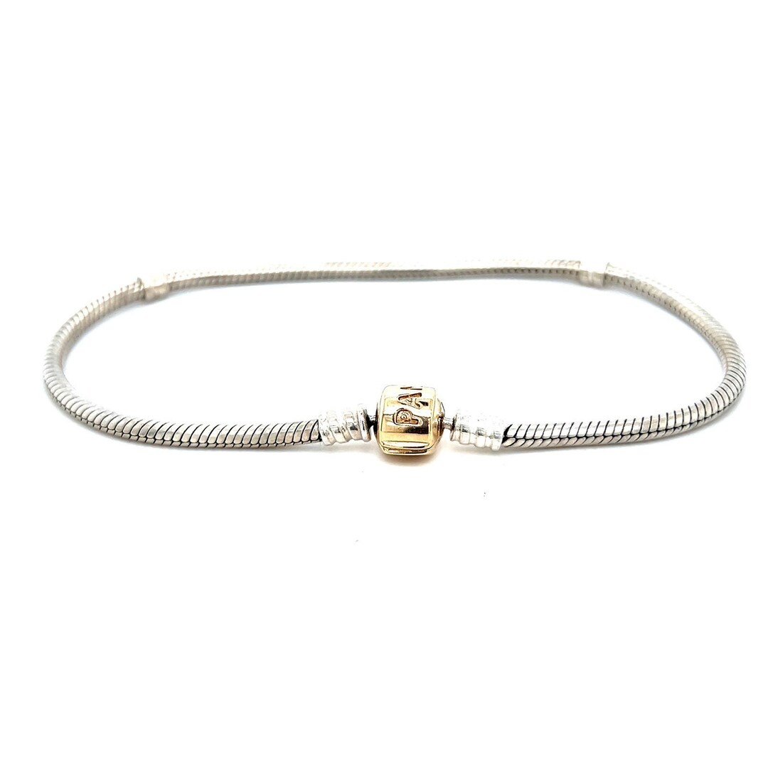 Pandora 14k Gold Clasp Bracelet - Etsy