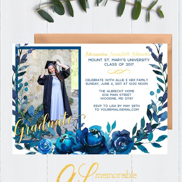 College Open House Invitation - Etsy