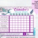 Personalized Mermaid Chore Chart, Mermaid Reward Chart, Chore Chart ...