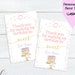 Birthday Cake Birthday Favor Tags, Cake Favor Tags, Girl Birthday Gift ...