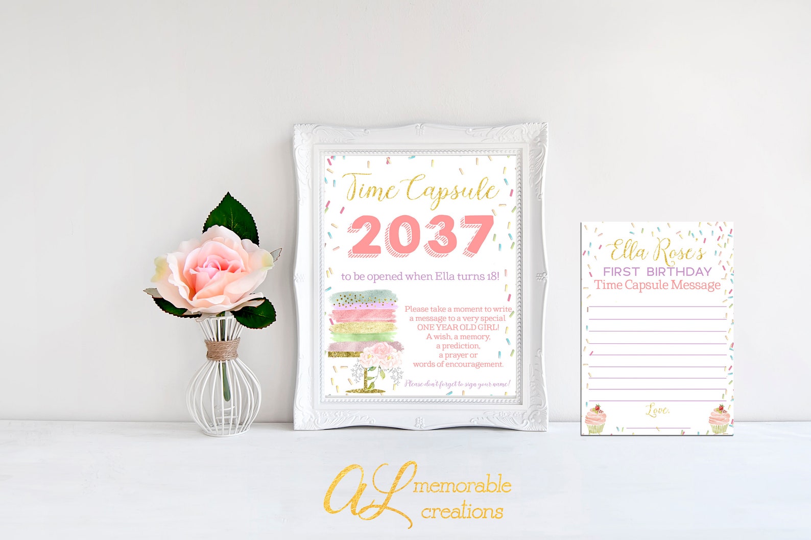 Birthday Cake Time Capsule Cake Time Capsule Sprinkle - Etsy