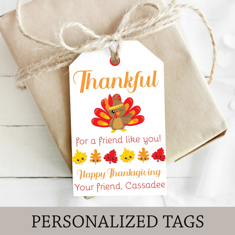 Thanksgiving Tags - Etsy