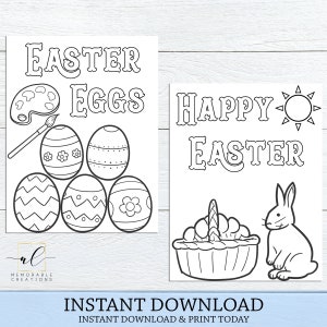 Printable Easter Activity Bundle, Kids Easter Activities, Easter ...