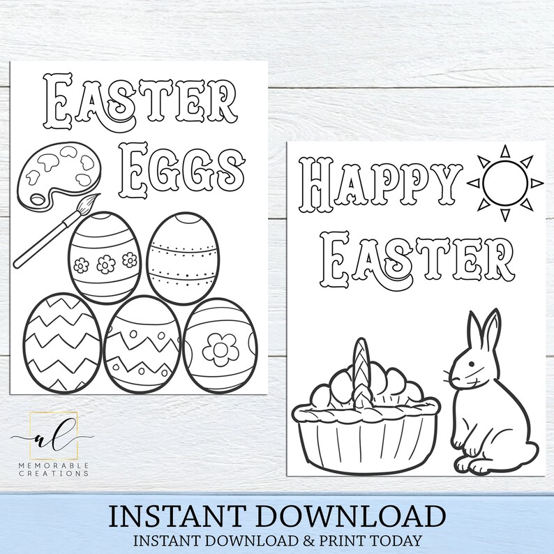 Printable Easter Activity Bundle, Kids Easter Activities, Easter ...