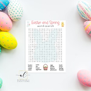 Printable Easter Learning Activity Bundle, Kids Spring Learning Sheets ...
