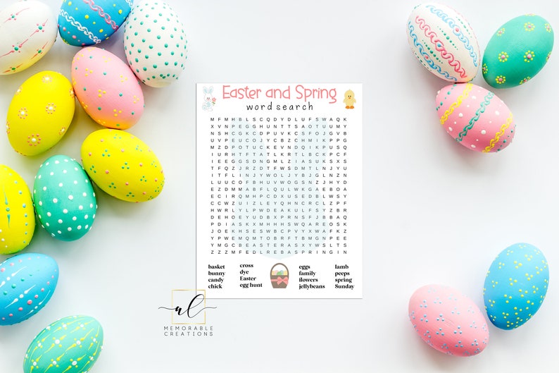 Printable Easter Learning Activity Bundle Kids Spring - Etsy