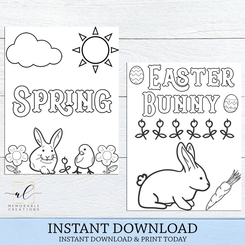 Printable Easter Activity Bundle, Kids Easter Activities, Easter ...