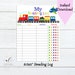 Transportation Reading Log, Train Plane Car Reading Journal Bundle ...